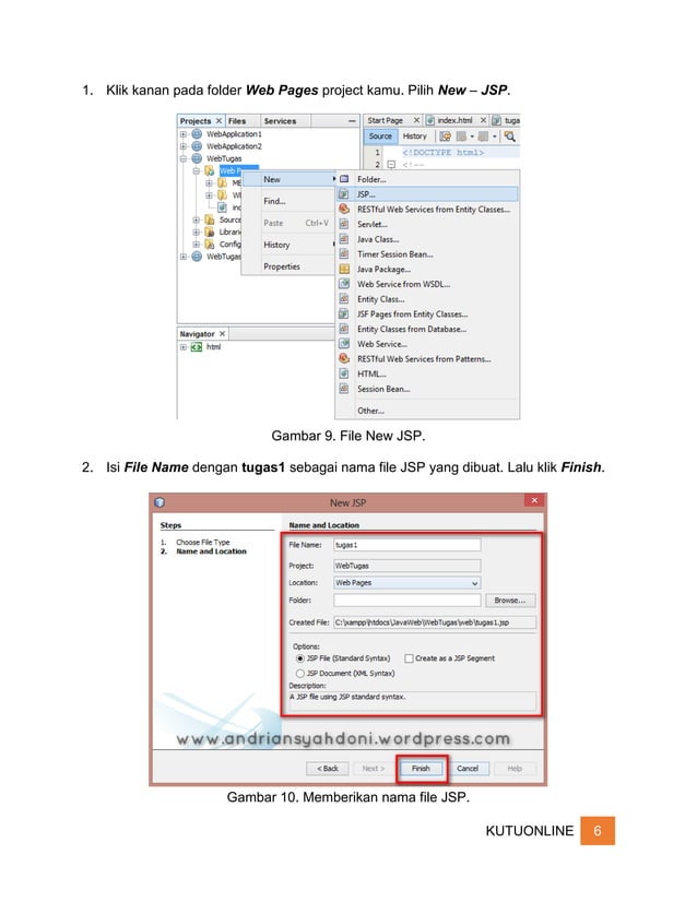 Java Web Form Pendaftaran - JSP | PDF