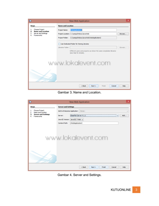 Java web application 2 - membuat template web | PDF