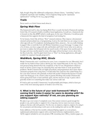 Java Web Frameworks Sweetspots | PDF | Web Development | Internet
