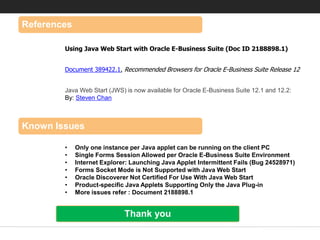 Java web start Quick Reference | PPTX