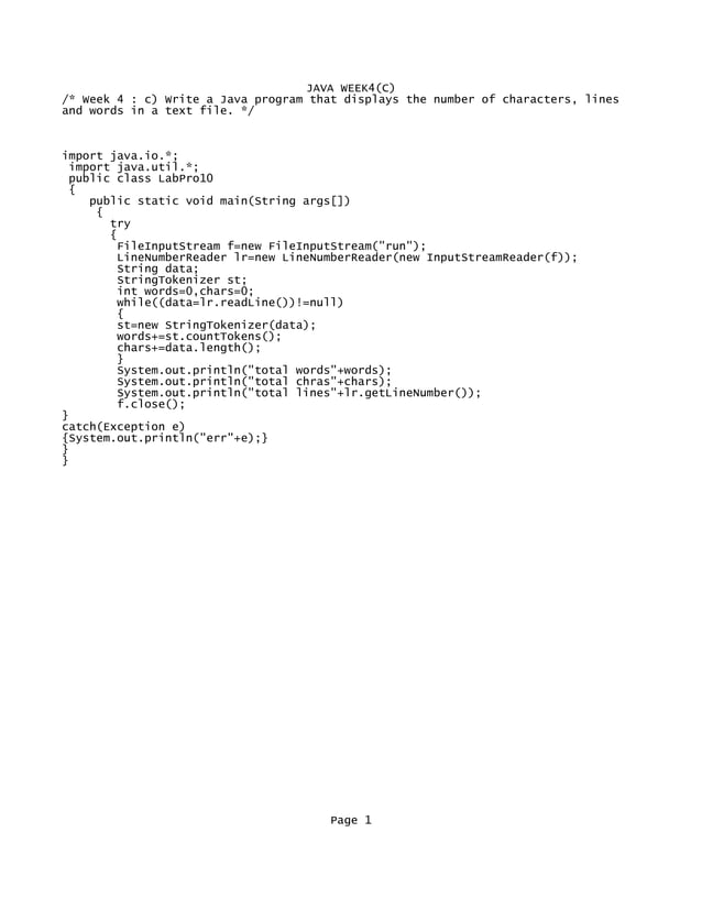 Java Week4(C) Notepad | PDF
