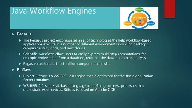 Java workflow engines | PPT