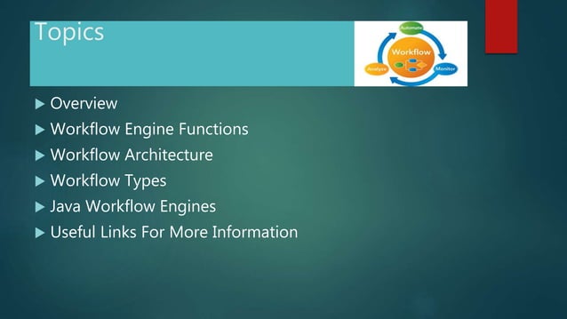 Java workflow engines | PPT