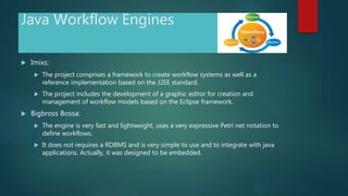 Java workflow engines | PPT