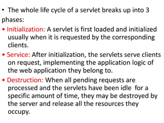 Javax.servlet,http packages | PPT