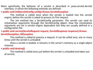 Javax.servlet,http packages | PPT