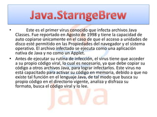 Virus Java | PPTX