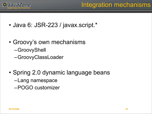 Writing Domain-Specific Languages in Groovy | PPT