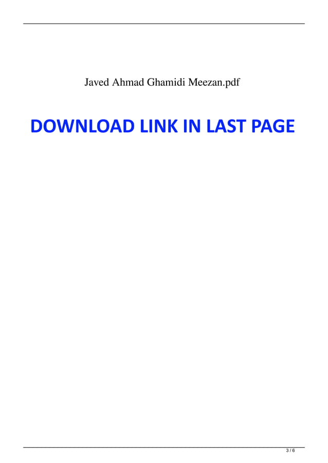 Javed Ahmad Ghamidi Meezan.pdf | Islam | Religion & Spirituality
