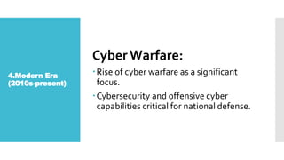 Evolution in military technology by ahsan raza | PPTX