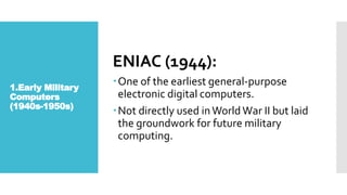 Evolution in military technology by ahsan raza | PPT