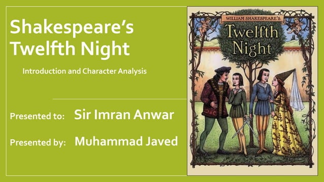Intro to twelfth night | PPT