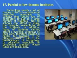 Impact of Computers in Education | PPTX