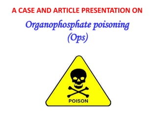 Javeed case presentation op poisoning | PPTX