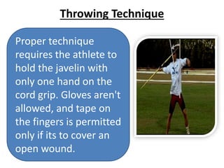 Javelin Throw Grip Technique