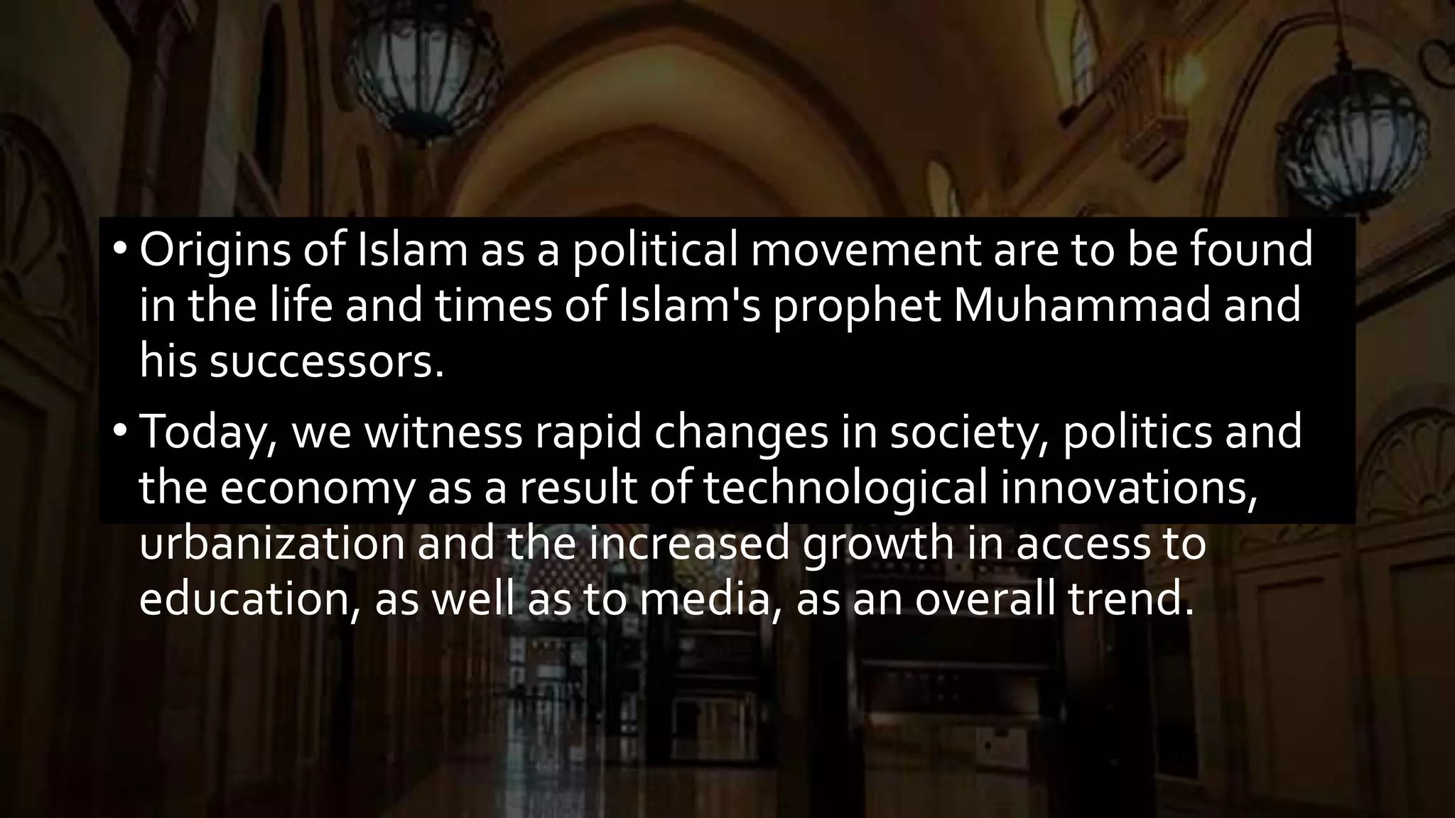 BASIC ELEMENTS OF ISLAMIC CIVILIZATION | PPTX