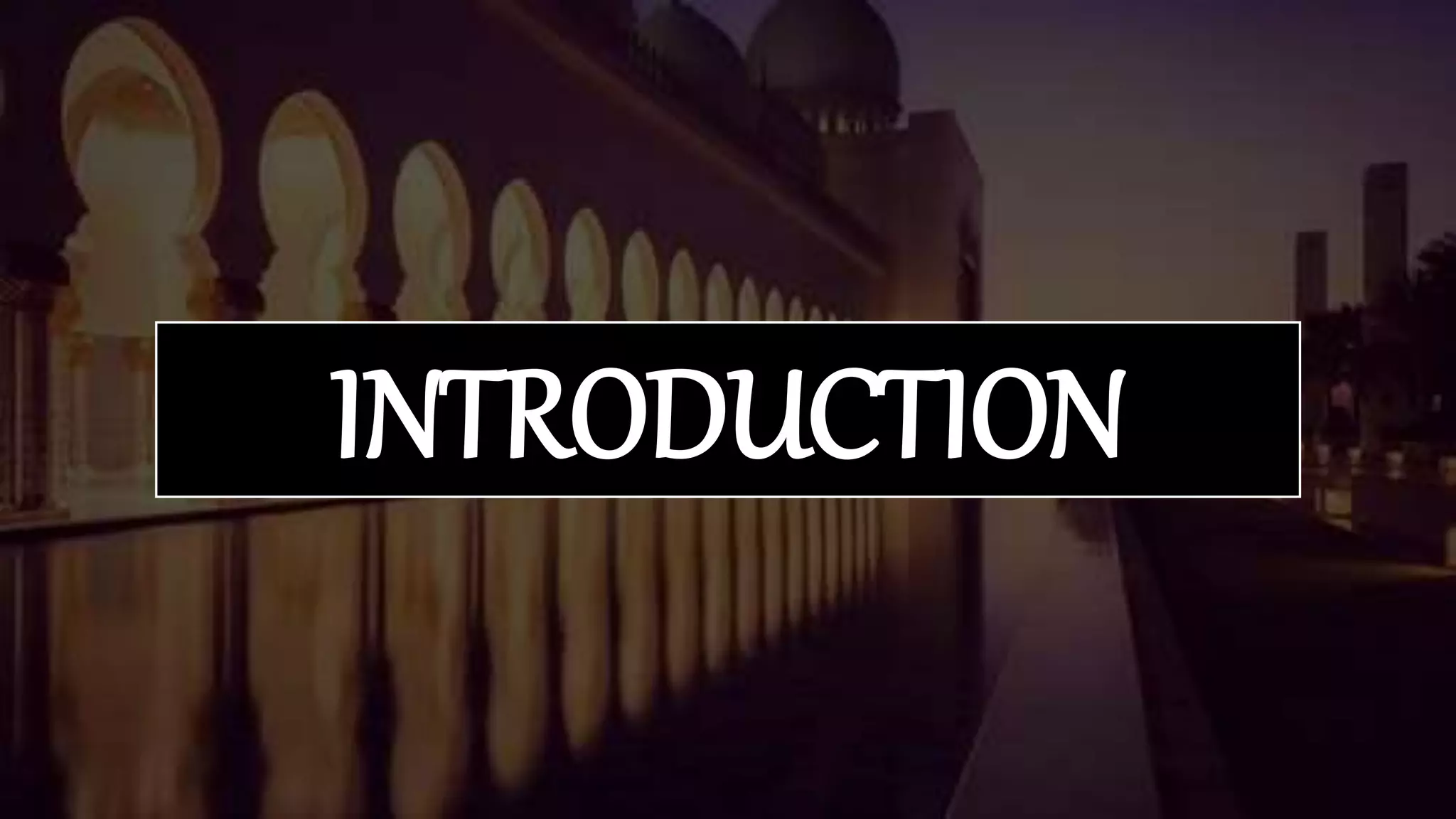 BASIC ELEMENTS OF ISLAMIC CIVILIZATION | PPTX