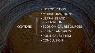BASIC ELEMENTS OF ISLAMIC CIVILIZATION | PPTX