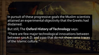 BASIC ELEMENTS OF ISLAMIC CIVILIZATION | PPTX