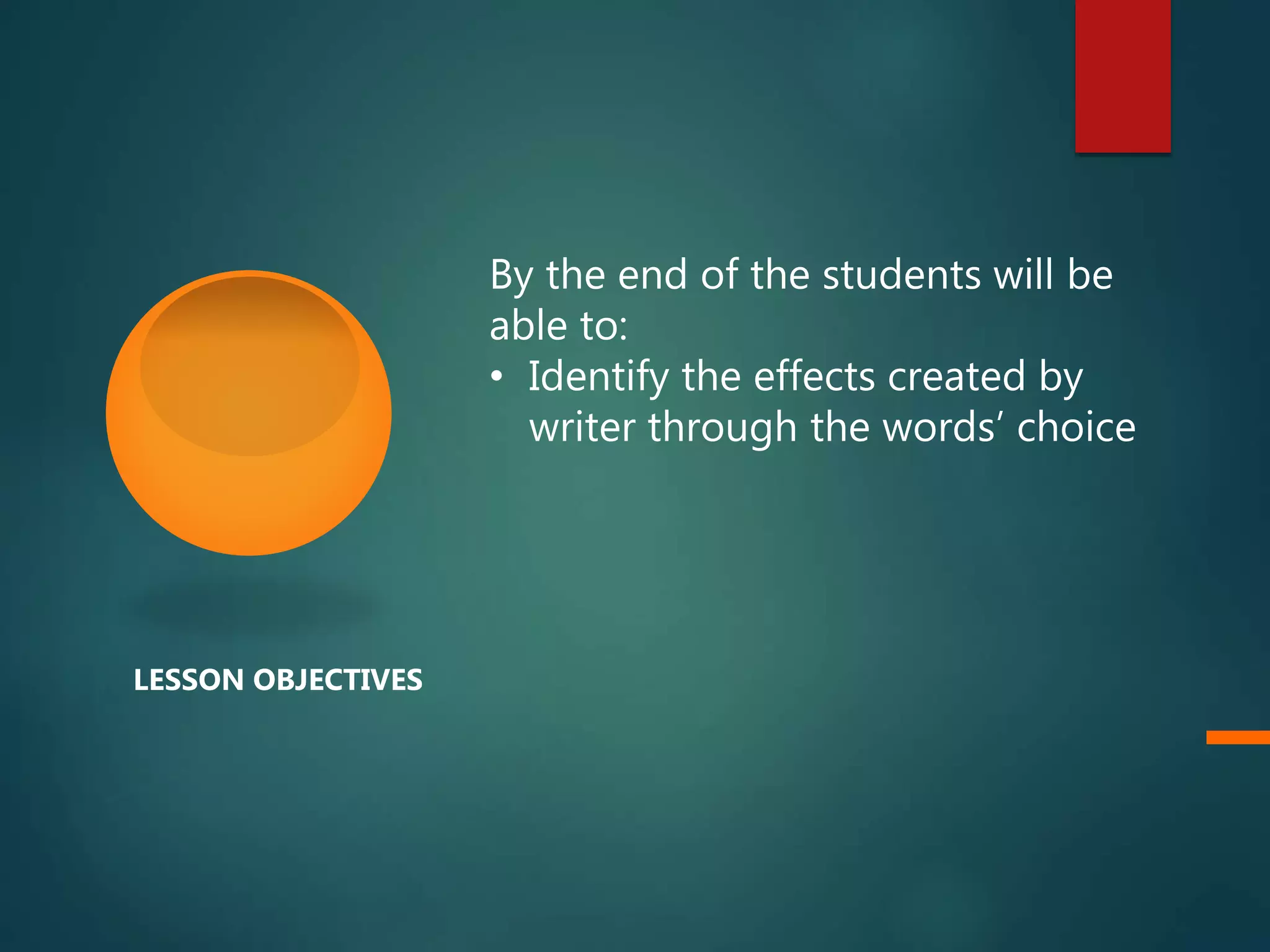 Connotation for the meaning and effect questions for the reading for ...