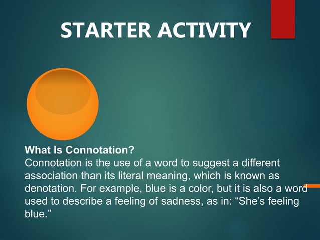 Connotation for the meaning and effect questions for the reading for ...