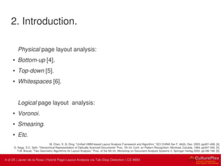 Presentation of "Hybrid Page Layout Analysis via Tab-Stop Detection" | PPT