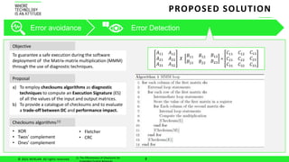 Towards Functional Safety compliance of Matrix-Matrix Multiplication | PPT