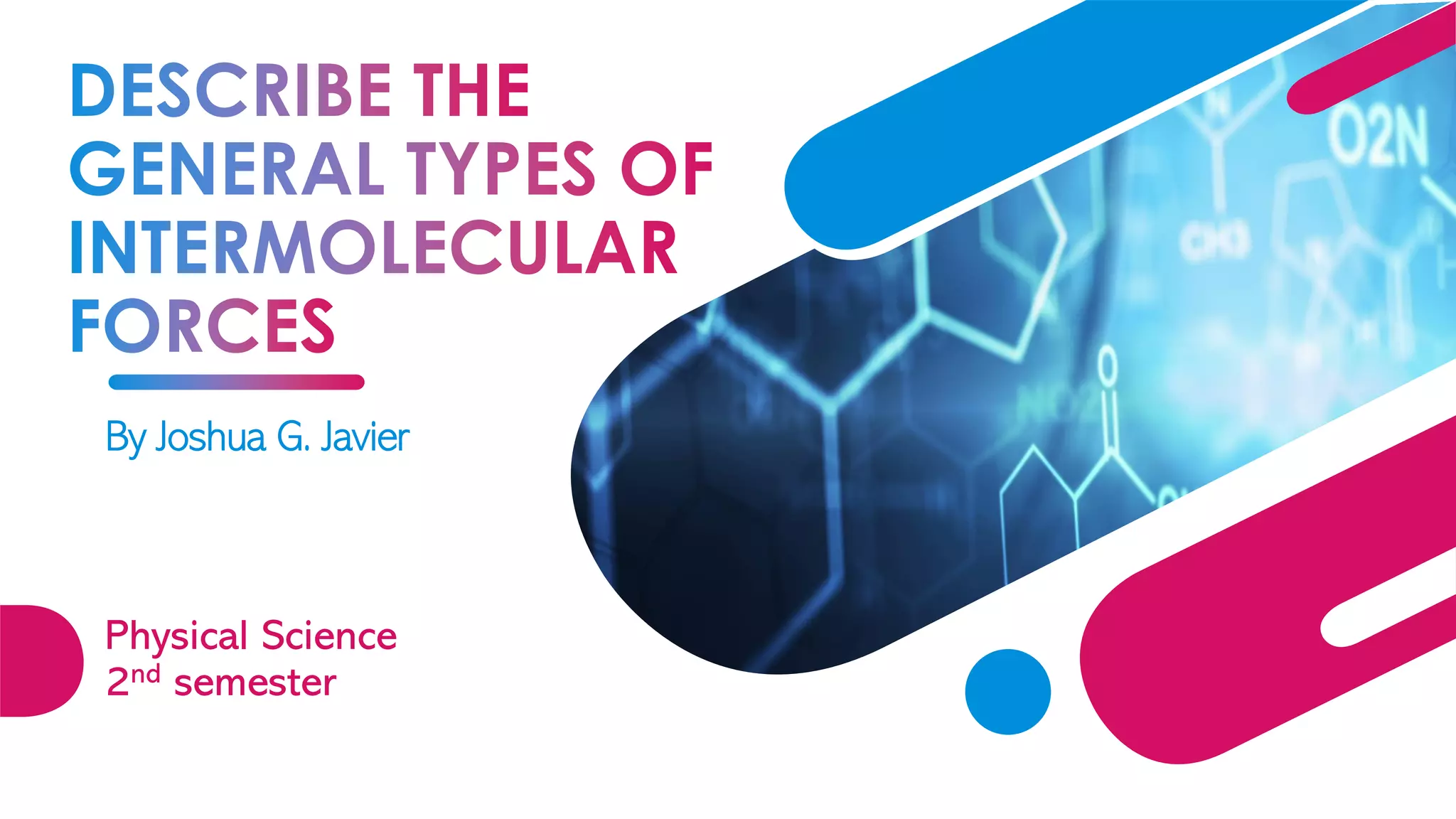 DESCRIBE THE GENERAL TYPES OF INTERMOLECULAR FORCES | PDF