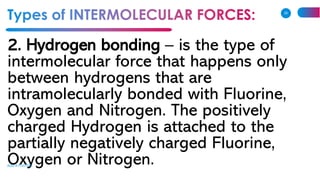 DESCRIBE THE GENERAL TYPES OF INTERMOLECULAR FORCES | PDF