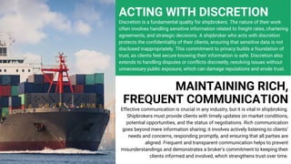 How Shipbrokers Build Interpersonal and Client Trust | PPT