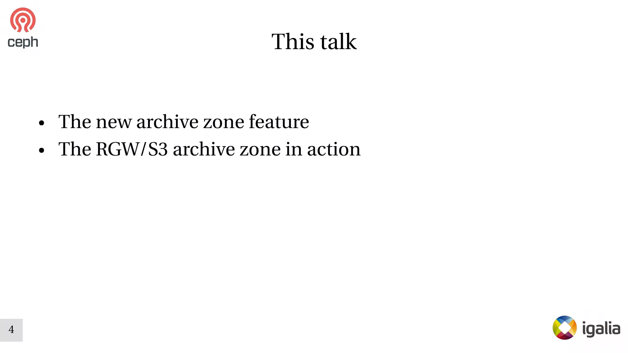 The Ceph RGW archive zone feature (Ceph Days 2019) | PDF