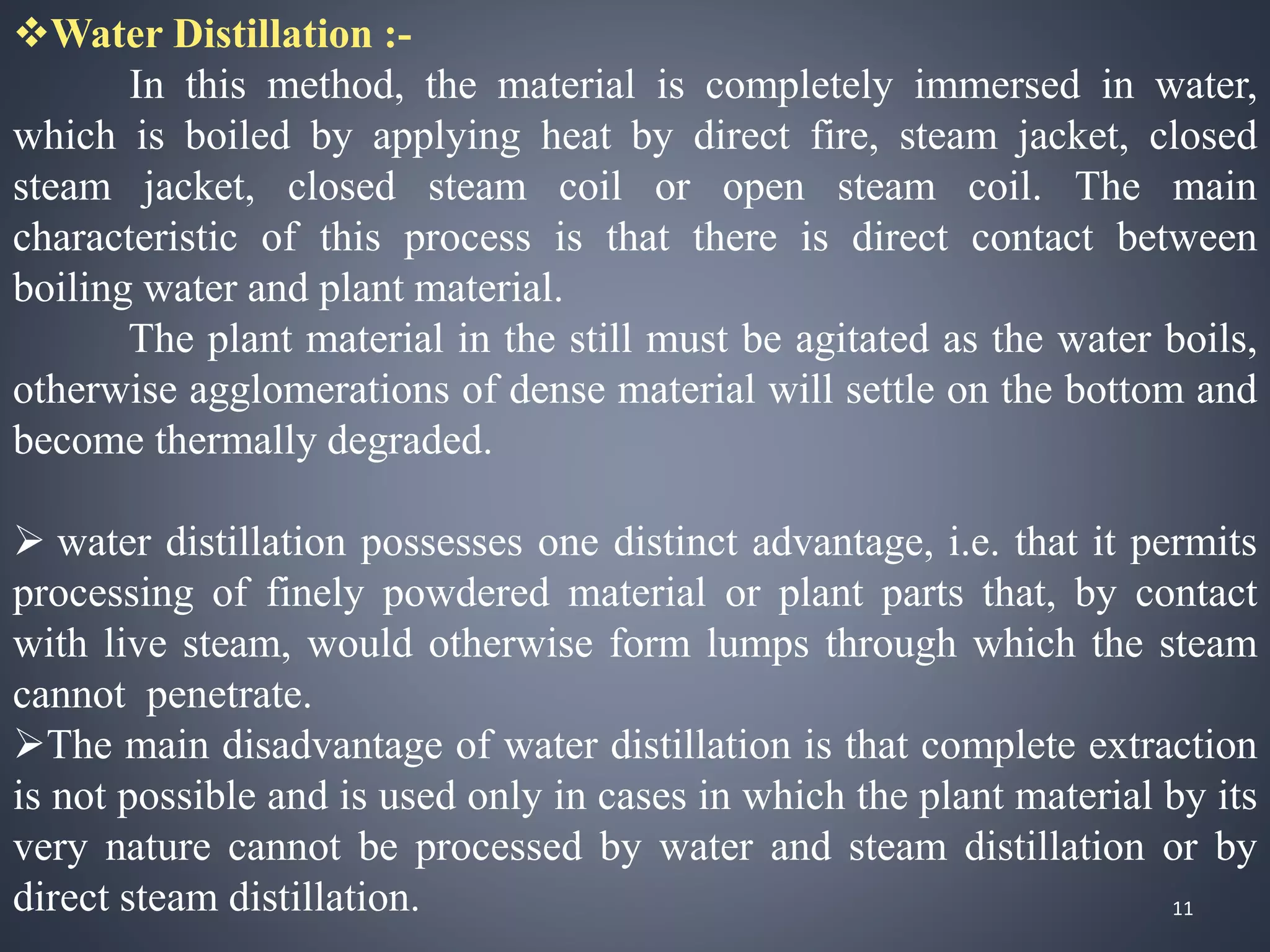 extraction of essential oil from aromatic plants | PPTX