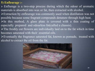 extraction of essential oil from aromatic plants | PPTX