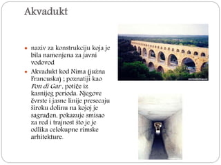 Javne gradjevine u rimu | PPTX