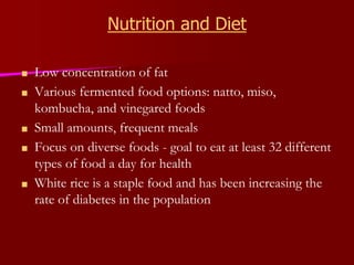 Health and the Japanese People | PPTX