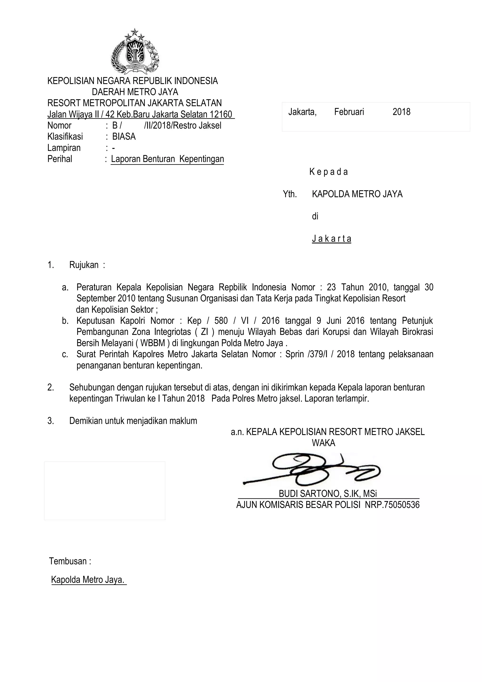 Jawaban 5.c.c.laporan benturan kepentingan | PDF