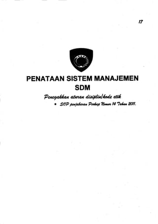 Jawaban 5 sop penjabaran perkap min | PDF