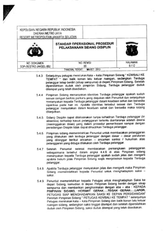 Jawaban 5 sop penjabaran perkap min | PDF