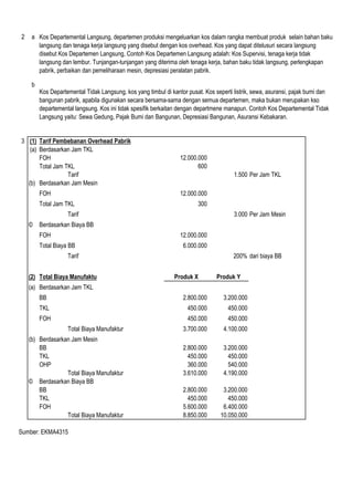 Kartu Persediaan-Akuntansi Biaya | PDF