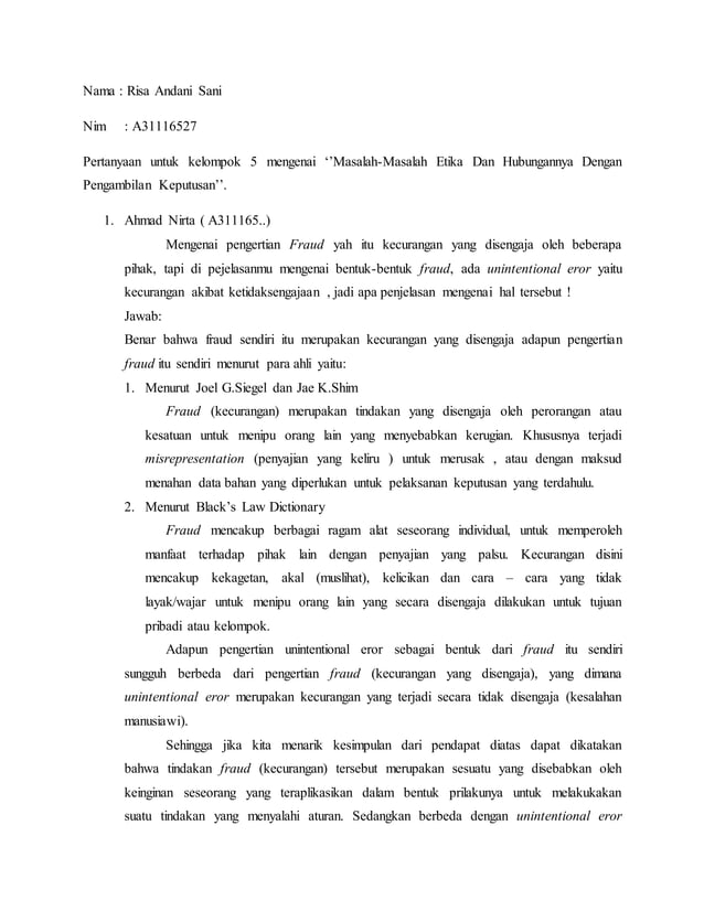 Jawaban etika | DOCX