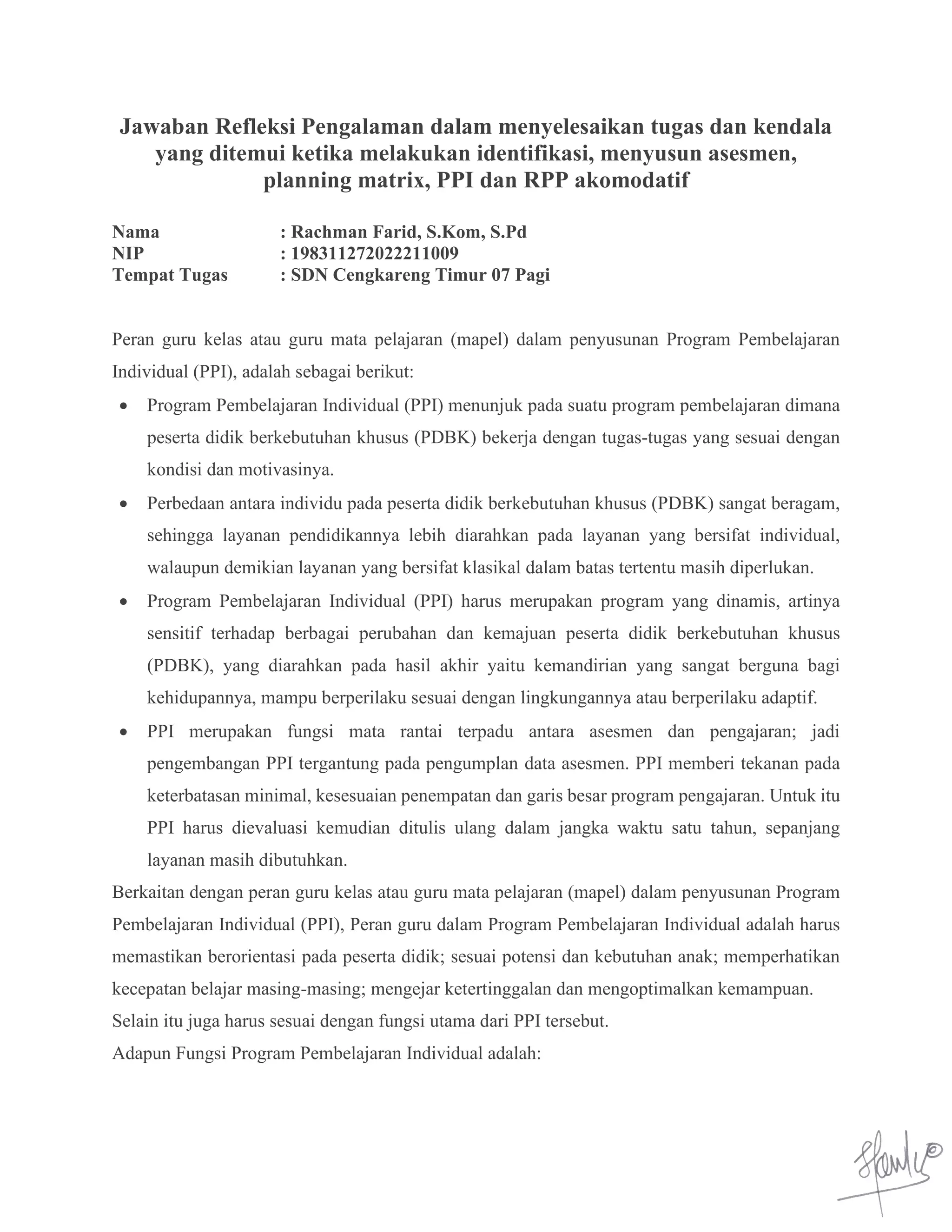 Jawaban Refleksi Pengalaman membuat identifikasi, dst.pdf