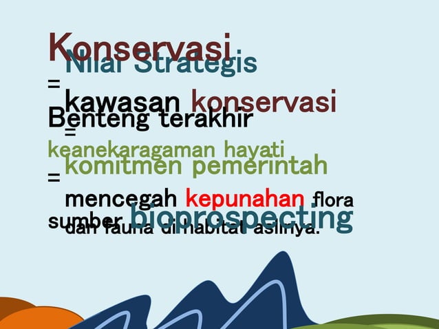 Sumber Daya Alam Untuk Ekosistem Pembangunan Wilayah | PPTX