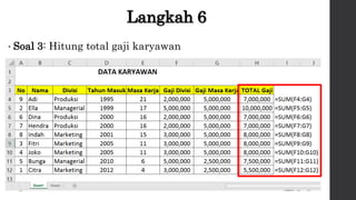 Jawab soal excel | PPSX