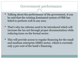 Taxation system in pakistan | PPTX