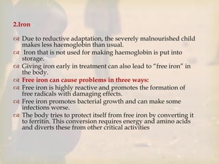 malnutrition classification and severe malnutrition management | PPTX