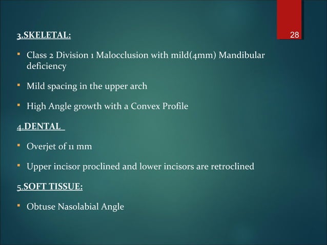 Orthodontic Treatment Planning (Case Presentation) | PPT