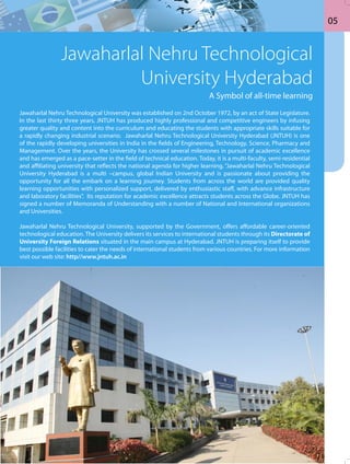Jawaharlal nehru technological university hyderabad prospectus 2016 17 ...