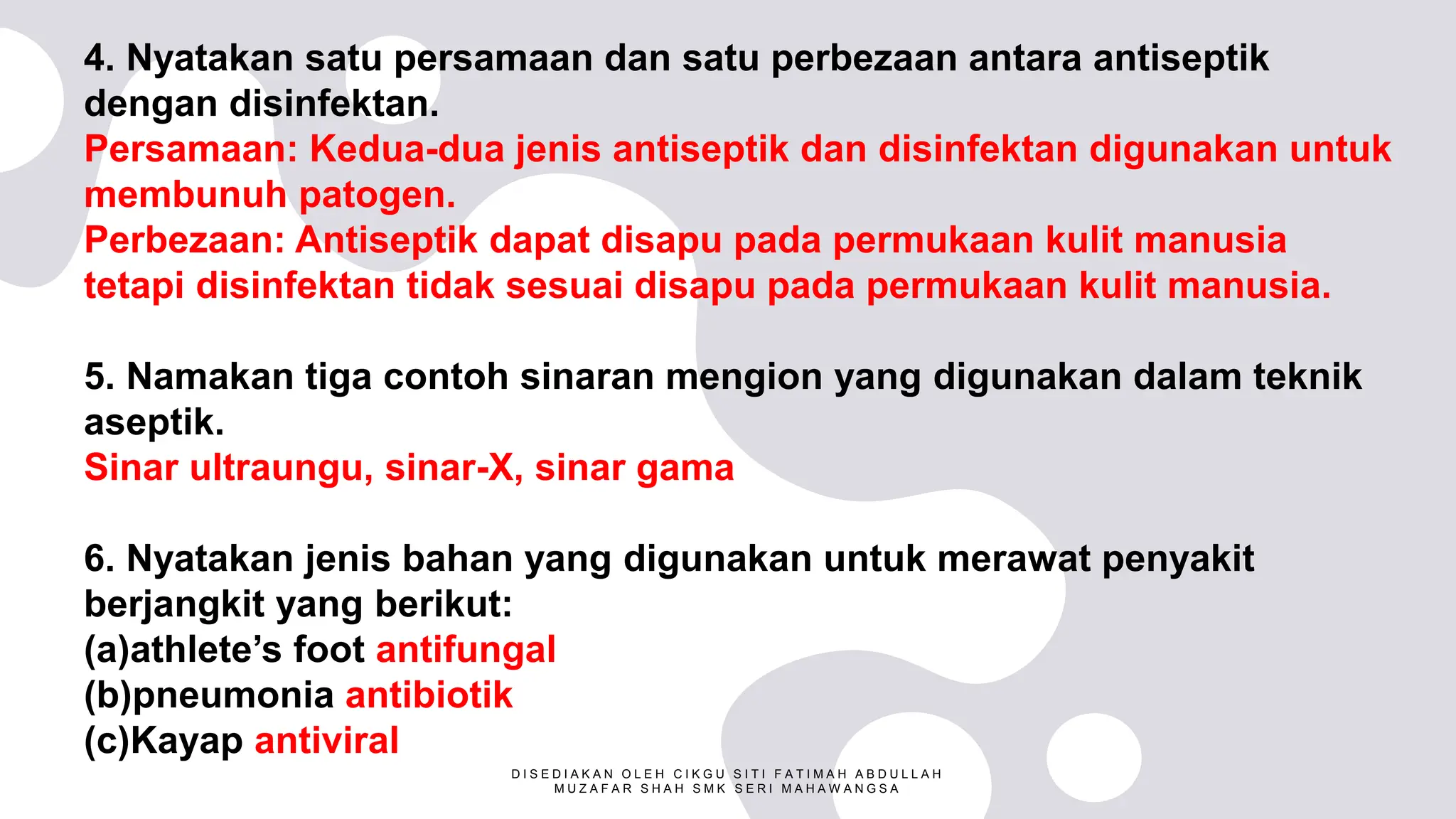 JAWAPAN BAB 1 DAN BAB 2 SAINS TINGKATAN 5 | PPTX