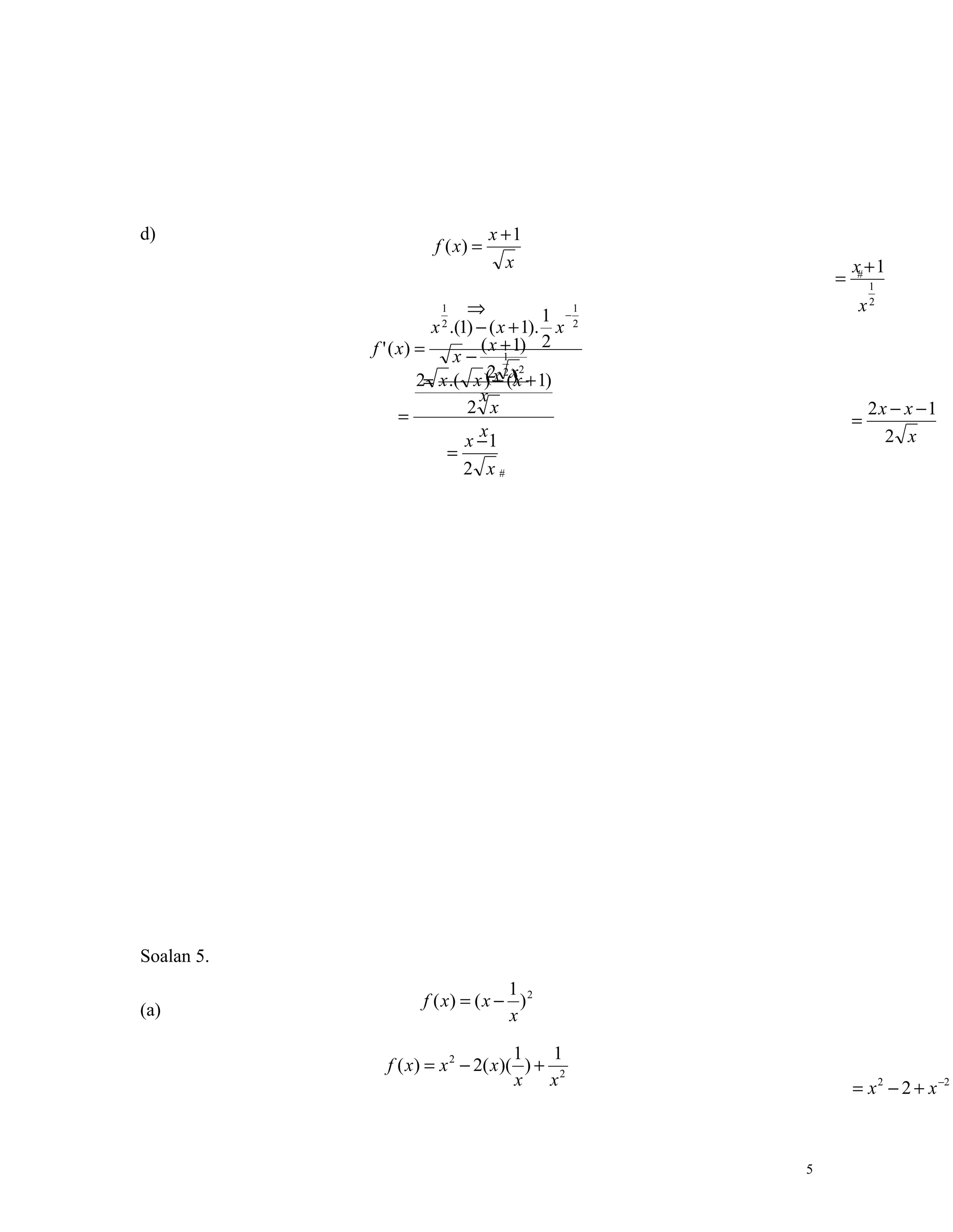 Jawapan kalkulus 3 | PDF