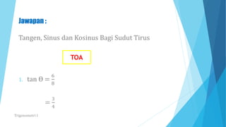 Jawapan trigonometri 1 | PPTX